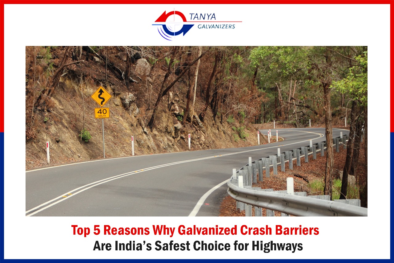 Crash Barrier Manufacturers | Tanya Galvanizers India